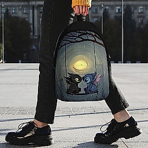 UGLYAF Cartoon Backpack 15 Inch High Capacity Multifunction Backpacks, One Size 2