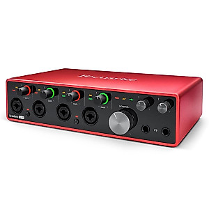 Focusrite Scarlett 18i8 3rd Gen USB Audio Interface for Recording, Producing and Engineering — High-Fidelity, Studio Quality Recording, with Transparent Playback