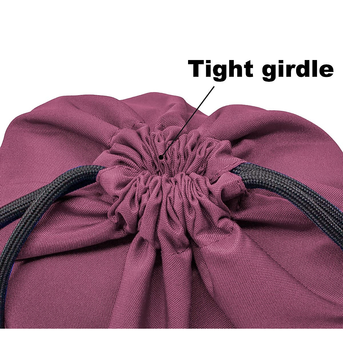 HOLYLUCK Drawstring Backpack Bag Sport Gym Sackpack (burgundy)