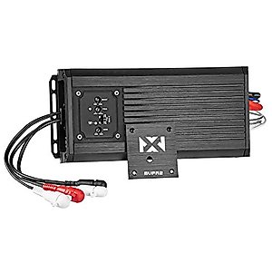 NVX MVPA2 600W Total RMS 2-Channel Bridgeable Marine-V Series Micro Class D Compact Marine/Powersports/Motorcycle Amplifier | IPX67 Waterproof Rating
