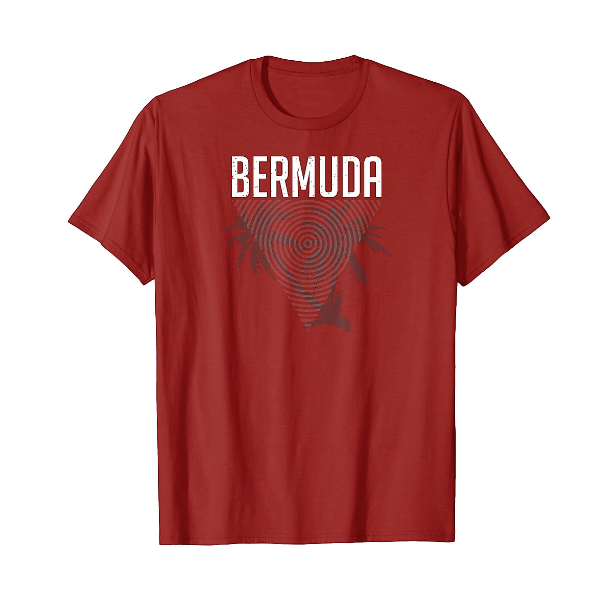 Bermuda Triangle Palms Shirt Vintage Bermuda Tee