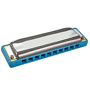 WAAZVXS Harmonica 10 Holes 20 Reeds Diatonic Harmonica Mouth Organ Instrumento Key C Musical Instruments Blues Harp (Color : Rocket AMP Key D)