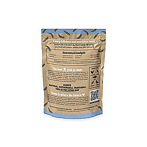Eaton Pet & Pasture, USA Premium Dried Black Soldier Fly Larvae 1 LB, High Calcium Treat for Chickens, Ducks, Wild Birds