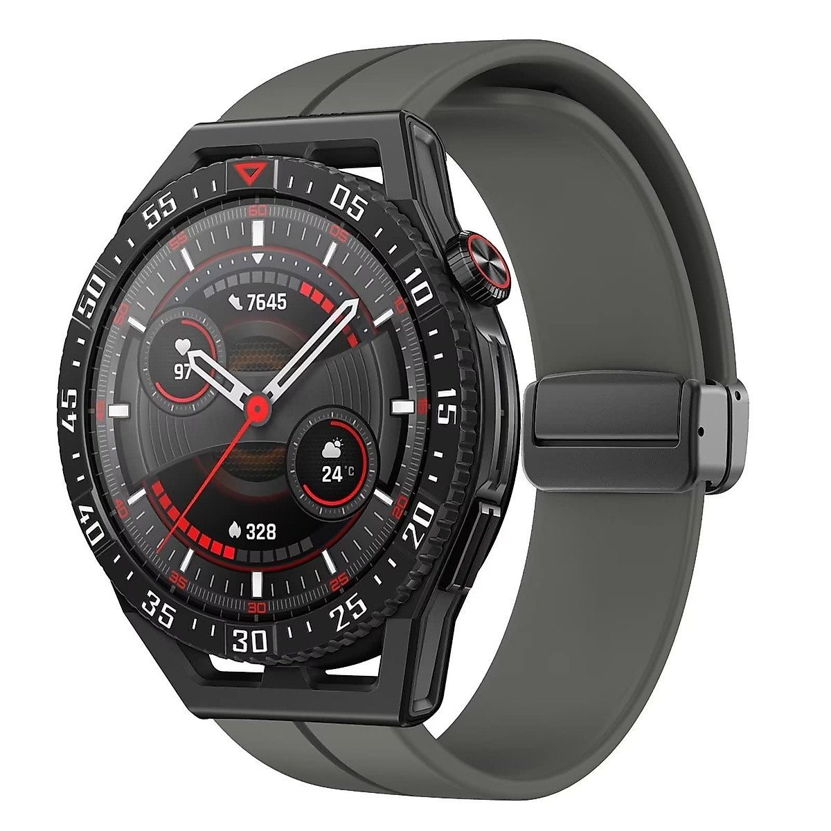 Strap Compatible for Huawei Watch Gt 3 se/Gt 2/3 46mm/Watch 3 Pro/Honor Watch SE Smartwatch Replacement Bands 22mm Silicone Sport Band, for huawei watch GT 3 SE, Silicone, No Gemstone