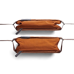 Bellroy Mini Sling Slim Shoulder Bag for Men and Women, Lightweight, Water Resistant, Multiple Organisation Compartments - Bronze