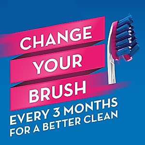 Oral-B 3D White Luxe Pro-Flex 38 Medium Manual Toothbrush Twin Pack, 2 Count