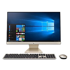 ASUS AiO All-in-One Desktop PC, 23.8” FHD Anti-glare Display, Intel Pentium Gold 7505 Processor, 8GB DDR4 RAM, 256GB PCIe SSD, Windows 10 Home, Kensington Lock, V241EA-ES001