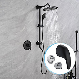 Replacement (100657) for Moen Lever Shower Handle, Compatible with Moen PosiTemp Valve Systems, Matte Black