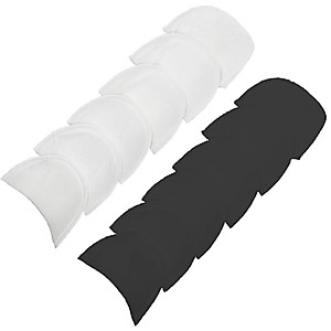 6 Pairs 1/2'' Shoulder Pads Sewing Set-in Shoulder Pads Foam Pads for Blazer T-Shirt Clothes