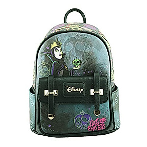 Wondapop Disney Evil Queen 11" Vegan Leather Fashion Mini Backpack