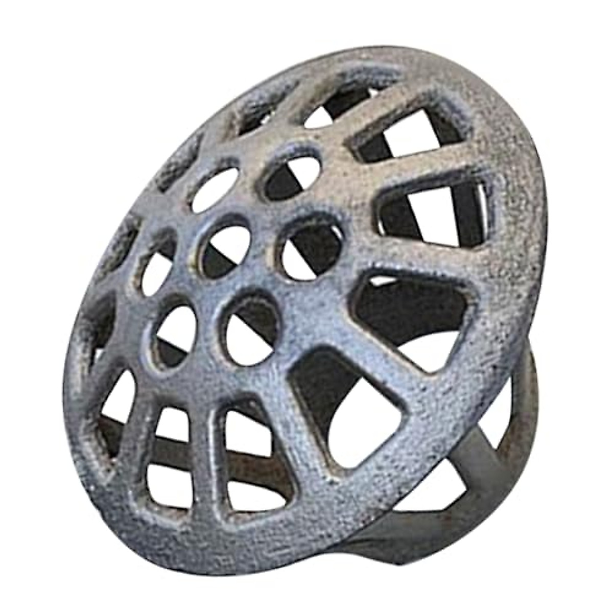 DOITOOL 4pcs cast Iron Floor Drain roof Drain Filter roof Drain Strainer Down Gutter Guard Ladder Gutter Guard Coal Forge Strainer Gutter downspout Guards Dome Safety mask