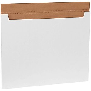 Aviditi White Corrugated Cardboard Easy-Fold Mailer Box, 28" L x 22" W x 1/4" H, Pack of 20, Crush-Proof, for Shipping and Mailing UPS, USPS and FedEx
