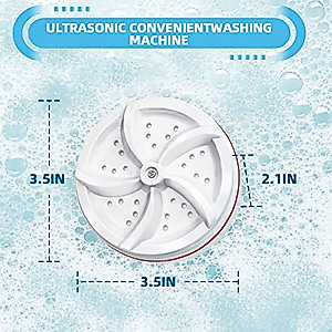 Mini Washing Machine,Portable Washing Machine Mini Washing,2.36"x 3"x 5.11",for Home,Business,Travel,College Room,Apartment