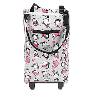 EASTALOLO Household Shopping Cart Foldable Grocery Trolley for Elderly Outdoors