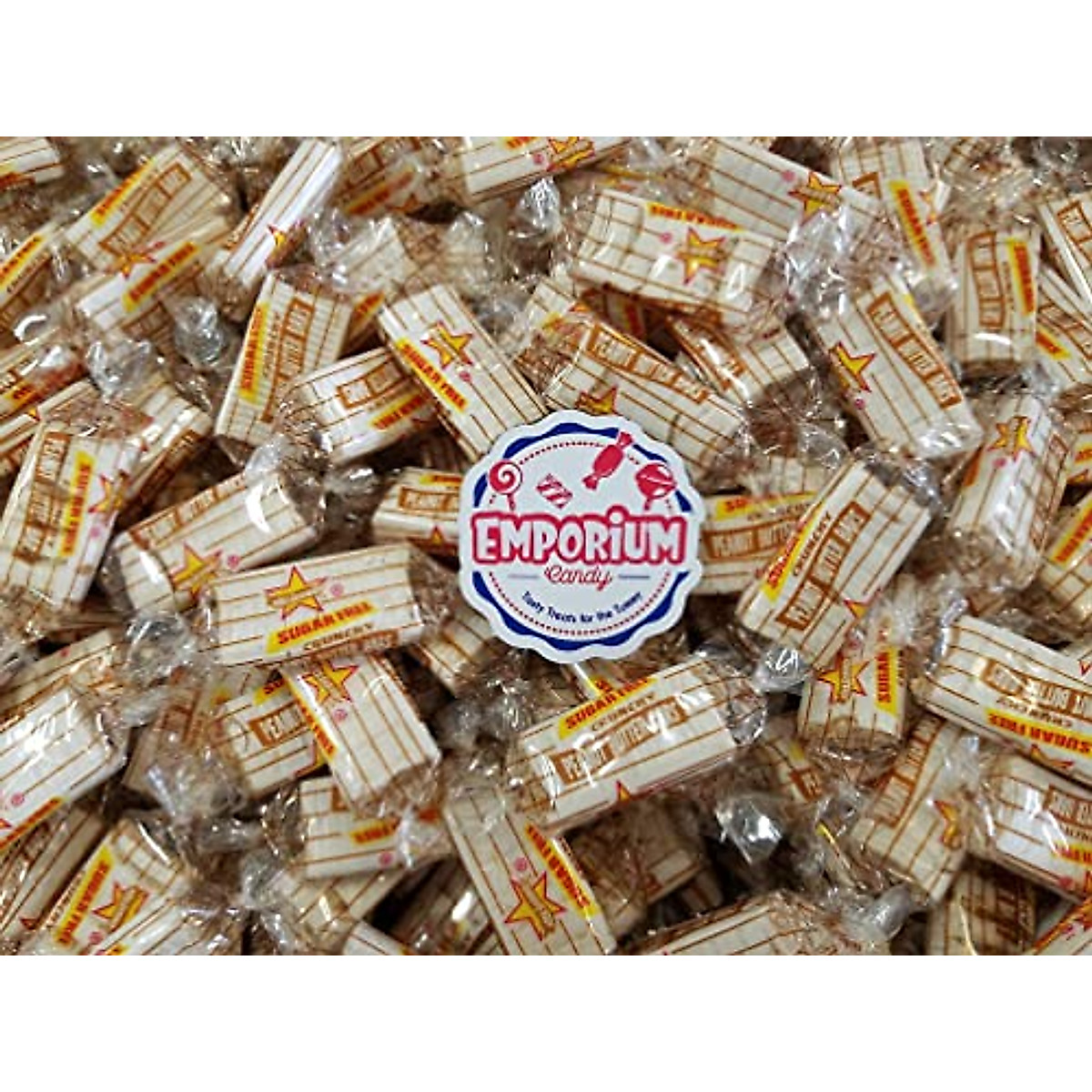 Atkinson's Sugar Free Peanut Butter Bars - Delicious Individually Wrapped 1 lb Bulk Frosted Coated Candy