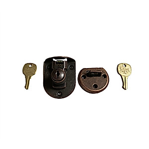 Lane Cedar Chest Safety Latch Lockset Replacement OEM (Oval)