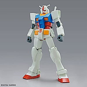 Bandai Hobby - Mobile Suit Gundam - 1/144 RX-78-2 Gundam (Full Weapons Set), Bandai Spirits Entry Grade Model Kit