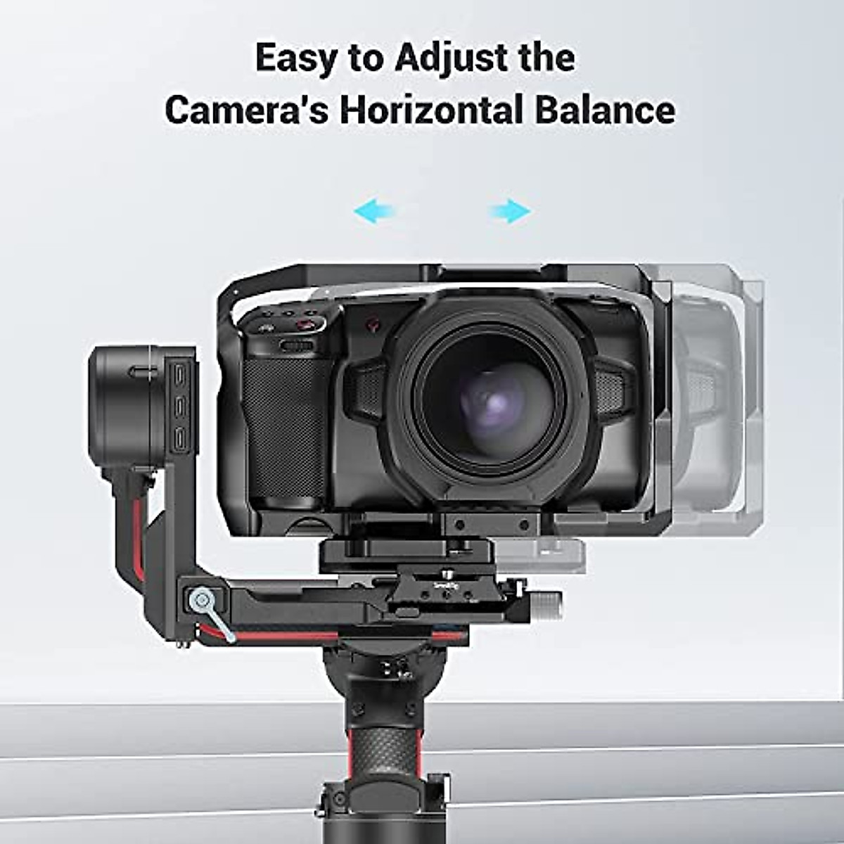 SMALLRIG Extended Quick Release Plate for Arca-Type Standard Compatible with DJI RS 2 / RSC 2 / RS 3 / RS 3 Pro Gimbal - 3162