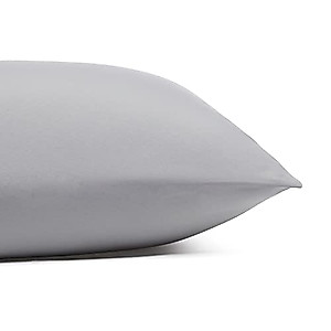 Amazon Basics Lightweight Super Soft Easy Care Microfiber 4-Piece Bed Sheet Set with 14-Inch Deep Pockets, Full, Dark Gray, Solid