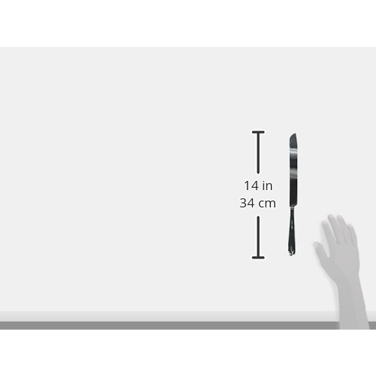 Unik Occasions Rhinestone on Top Wedding Cake Knife and Server Set, Silver