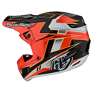 Troy Lee Designs SE5 Composite Adult Motocross Dirt Bike Helmet W/MIPS, Graph Red/Black, Large