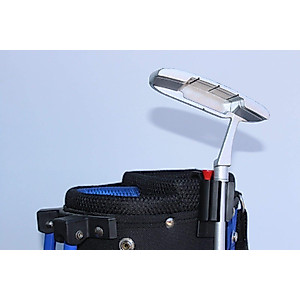 A99 2pcs Golf Bag Clip On Putter Clamp Holder Putting Organizer Club Ball Marker