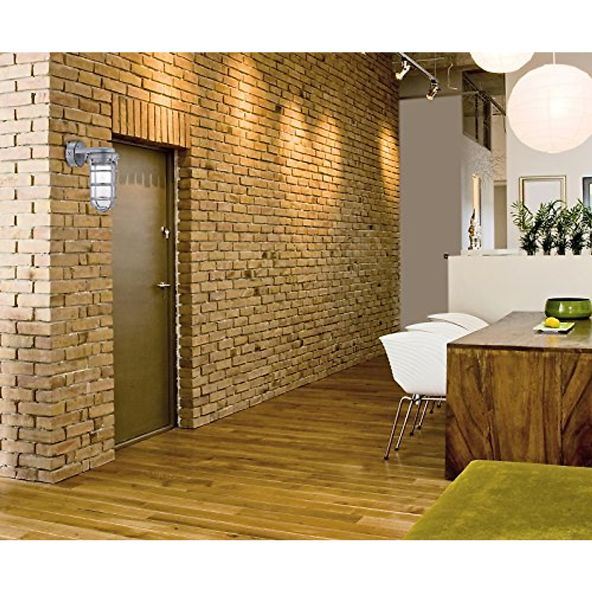 Lithonia Lighting OLVTWM M6 Wall Mount LED Vapor Tight, 600 lumens, 4000K, 15 Watts, 120 volts, Gray