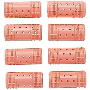 Diane Snap-On Magnetic Rollers Pack of 8 Hair Curlers for Women and Girls, Small, Diameter, Pink, D4719, 8 Count (Pack of 1)
