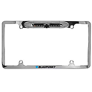 BLAUPUNKT XC351W LICENSEPLATE Camera W/Wide View Angle & Night Vision (Chrome)