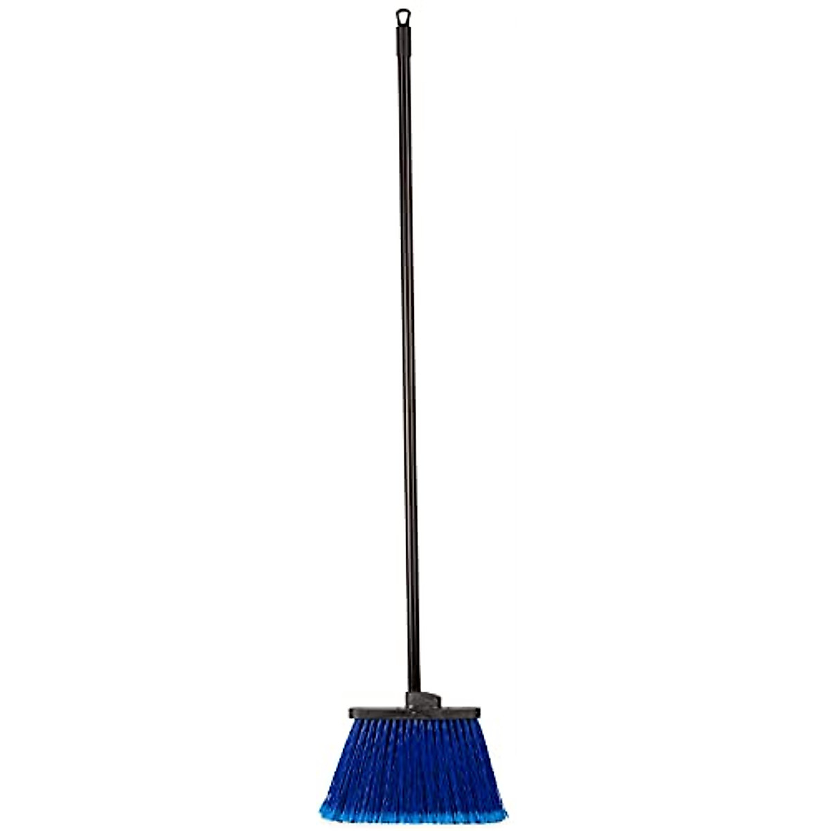 SPARTA FoodService Products 3688314 Commercial Flagged Synthetic Warehouse Broom with Metal Threaded Handle, 56" Overall Length, Blue