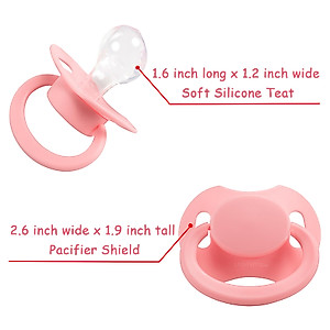 LittleForBig Bigshield Generation-II Adult Sized Pacifier Pink