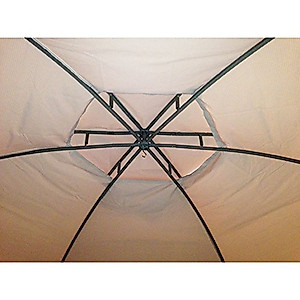 Garden Winds Long Beach Gazebo Replacement Canopy Top Cover - RipLock 350