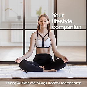 Luxton Home Japanese Shiki Futon Foldable Mattress for Sleep & Travel - Twin-Long