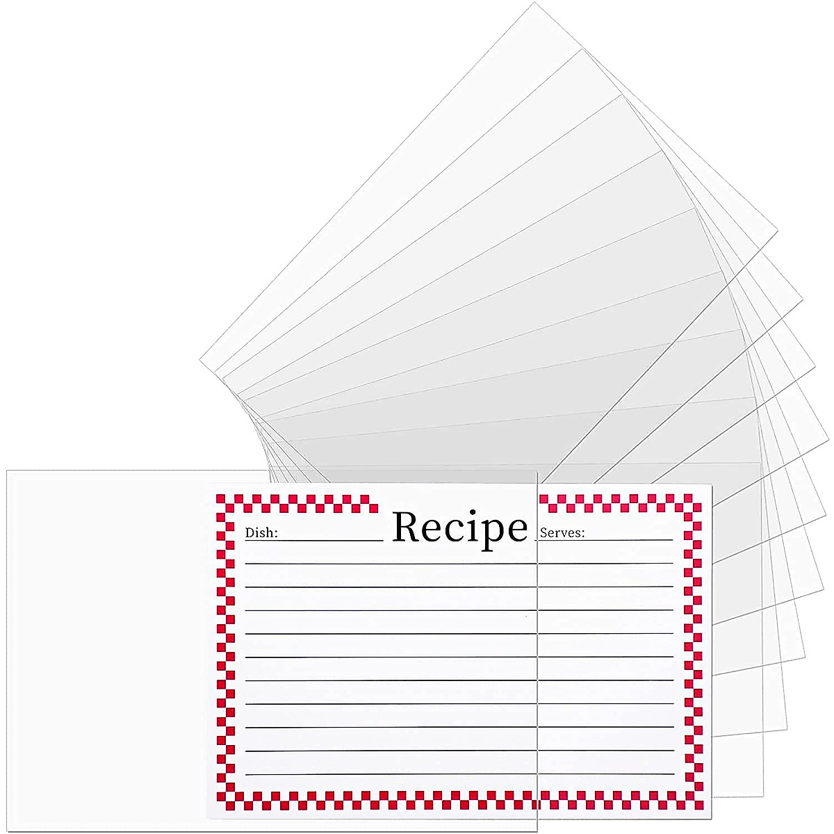 Vovoo 4x6 Recipe Cards Protectors,Recipe Card Sleeves,100 Count,Recipe Cards Covers
