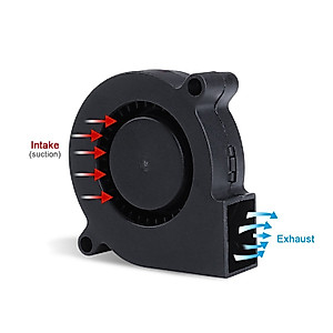 SoundOriginal 12V DC Brushless Blower Cooling Fan 50x50x15mm,for 3D Printer Humidifier Aromatherapy and Other Small Appliances Series Repair Replacement (12v Dual Ball Bearing 2pack)