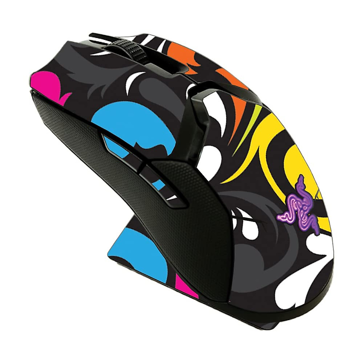 MightySkins Skin Compatible with Razer Viper Ultimate - Swirly | Protective, Durable, and Unique Vinyl Decal wrap Cover | Easy to Apply, Remove, and Change Styles | Made in The USA