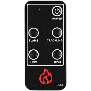 GENGQIANSI Replacement for Electric Fireplace Heater Remote Control EF290 EF290A EF42C Western 23 26 30 33 33low Klaus33