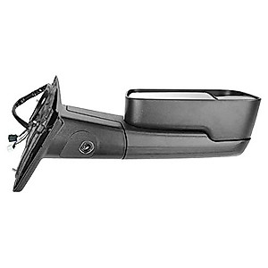 AutoShack KAPCH1321350 Passenger Towing Mirror Power Black Textured Heated Manual Folding Replacement for 2015-2018 Ram 1500 2500 2016-2018 Ram 3500 2019 Ram 1500 Classic 3.6L 5.7L 6.4L 6.7L 4WD RWD