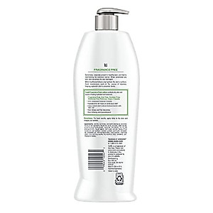 Curel Fragrance Free Comforting Body Lotion, Unscented Dry Skin Moisturizer for Sensitive Skin, with Advanced Ceramide Complex, Repairs Moisture Barrier, 20 oz