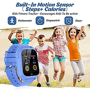 Ralehong Kids Smart Watch Boys | Swim-Grade Waterproof | 26 Games | Pedometer | HD Camera | Music Player | Flashlight for 3-12 Year Old Boys