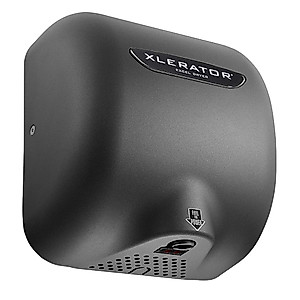 XLERATOR XL-GR Automatic High Speed Hand Dryer with Graphite Cover and 1.1 Noise Reduction Nozzle, 12.5 A, 110/120 V