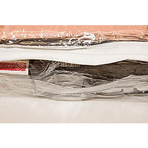 Clear Vinyl Zippered Storage Bags 12 x 15 x 5 Inch 10-Pack