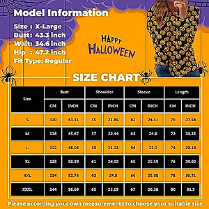 Long Sleeve T Shirts for Women Tight Tank Tops for Women Gifts for 18 Year Old Girl Women Crewneck Sweatshirt Halloween Town Sweatshirt Fashion Clothes for Women（1-Gray,X-Large）