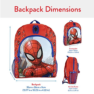 Marvel Kids Spiderman Backpack Red
