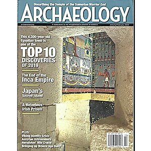 ARCHAEOLOGY MAGAZINE, TOP 10 DISCOCERY JANUARY/FEBRUARY 2020, VOL.73, NO.1
