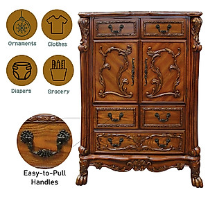 Acme Dresden Chest - 12146 - Cherry Oak