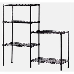 YFZZBH 60"x22"x12" 5 Layer Wire Shelving Rack Adjustable Shelf Storage Unit Commercial