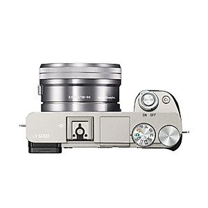 Sony Alpha a6000 Mirrorless Digital Camera with 16-50 mm Lens 24.3MP (Silver)