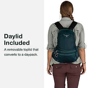 Osprey Ariel Plus 70 Women's Backpacking Backpack, Night Jungle Blue, X-Small/Small