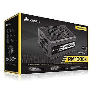 Corsair Enthusiast Series RM1000x, Fully Modular 80 Plus Gold 1000 Watt, EU Version